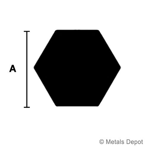 MetalsDepot® - 1018 Cold Finished Steel Hexagon Bar