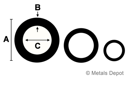 MetalsDepot® - Buy DOM Round Steel Tube Online!