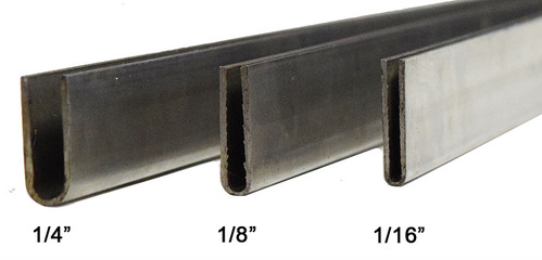 Metals Depot® - 1/4" x 1" - Steel U-Trim Edging
